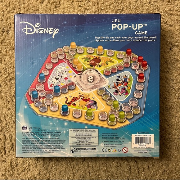 Disney | Toys | Spin Master Disney Pop Up Game 4 Yrs Racing Board Game ...